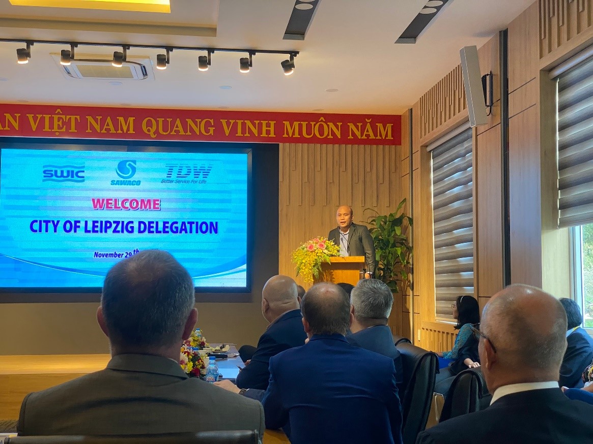 TDW tiếp phái đoàn cấp cao Thành phố Leipzig - Thủ Đức Water